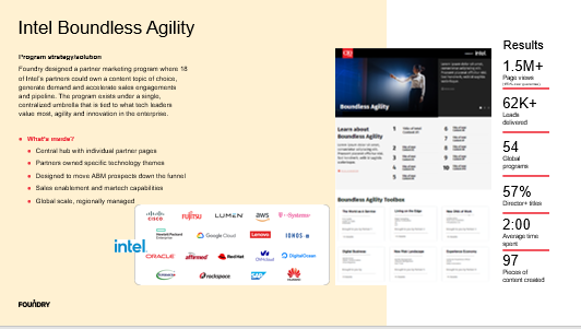 Intel Boundless Agility - case study