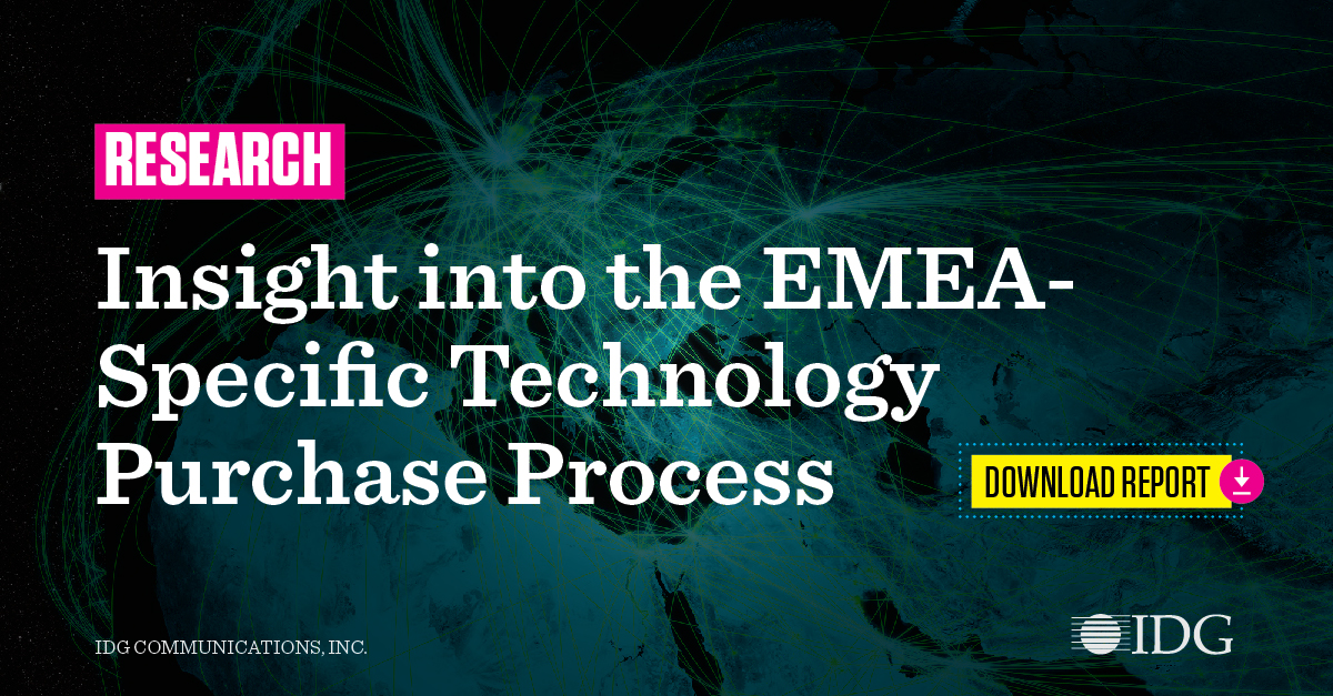 2020 IDG Role & Influence - EMEA Specific White Paper